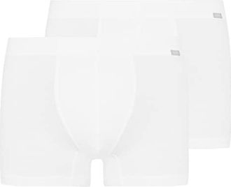 Hanro Essentials Lot de 2 Culottes en Coton Hipster, Blanc (0101), XL Homme