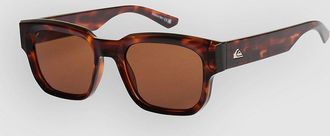 Quiksilver Time Box Shiny Tortoise Sonnenbrille brown