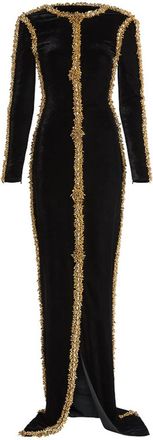 Balmain Robe Au Genou - Noir