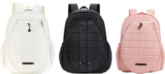 Generic Sportschl&auml;gertaschen - Tennisschl&auml;ger-Rucksack, Tragetasche mit gro&szlig;em Fassungsverm&ouml;gen, Ausr&uuml;stungstasche aus Verbundstoff, Schulreise, verstellbare 