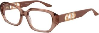 Trussardi Femme, Accessoires, Rose, Taille: ONE Size Elegant Square Lunettes Frame