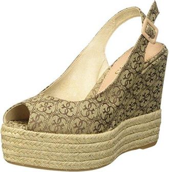 Guess Guess Femme Fal05 Baskets Hautes, Beige (Beibr), 37 EU