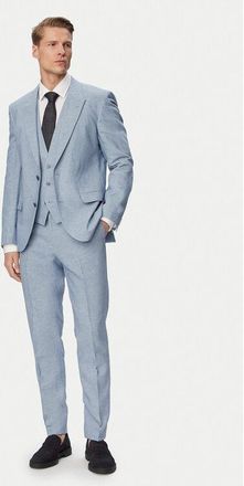 HUGO BOSS Anzug Henry 50559672 Hellblau Slim Fit