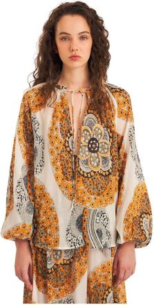 Antik Batik Femme, Blouses et Chemises, Multicolore, Taille: 38 FR Lili Blouse