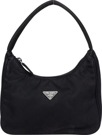 Prada Crossbody Bags - Prada Black Nylon Triangle Vintage Re-Editon Handb - Gr. unisize - in Schwarz - für Damen