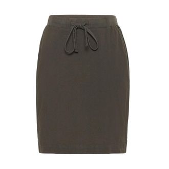Kaffe Schwarzer Austernrock mit Elastischem Bund - - Skirts - Damen - Schwarzk - S