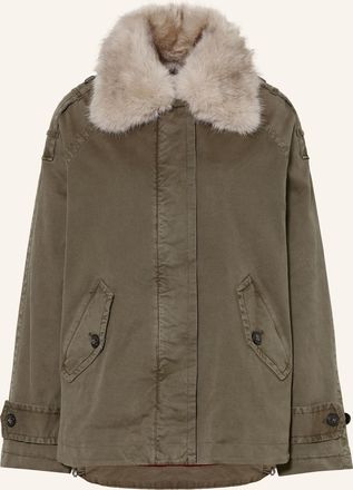 BLONDE No.8 Blonde No.8 Jacke Nati 316 Mit Abnehmbarem Kunstfell gruen