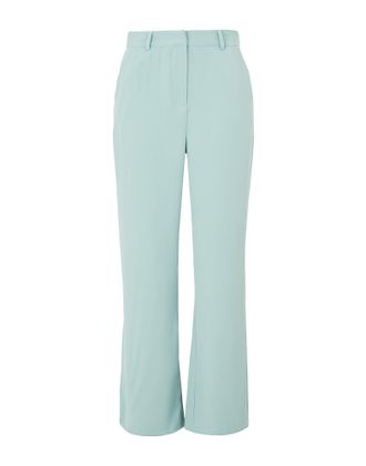 8 by YOOX CR&Ecirc;PE HIGH-WAIST FLARED PANTS