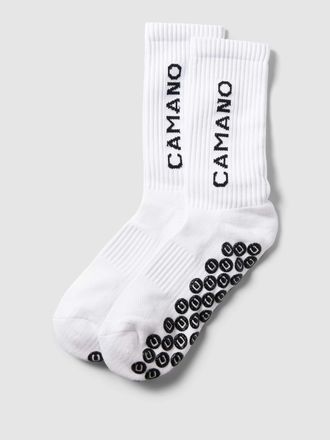 Camano Socken mit Label-Print im 2er-Pack