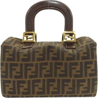 Fendi Pre-owned Zucca Handbag - Femme - Pre-owned - Brun - Taille: ONE Size