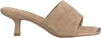 Alma En Pena Alma EN Pena, Femme, Chaussures, Beige, Taille: 42 EU Sandale &agrave; talon mi-haut et bride large