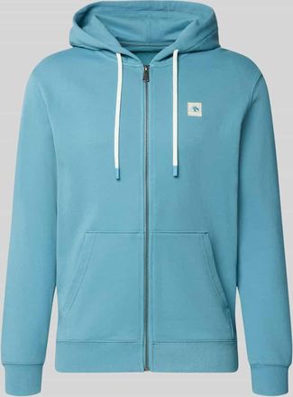 Scotch & Soda Sweatjacke mit Logo-Patch und K&auml;nguru-Tasche