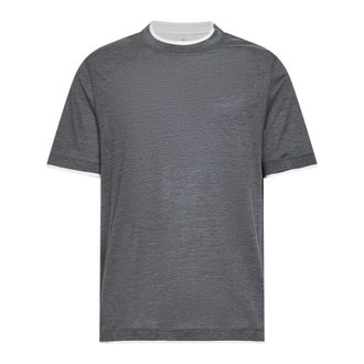Brunello Cucinelli Herren, Oberteile, Grau, SGr&ouml;&szlig;e