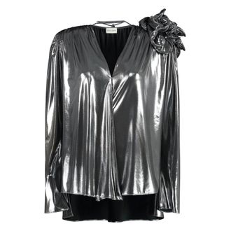 Magda Butrym Femme, Blouses et Chemises, Gris, Taille: 36 FR Hauts
