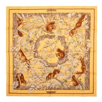 Herm&egrave;s T&uuml;cher & Schals - Scarf - Gr. unisize - in Gelb - f&uuml;r Damen