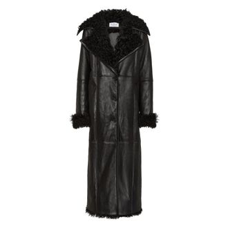 Philipp Plein Shearling Coat Long - - Coats - Damen - Schwarzk - S