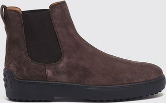 Tod's Gommino Chelsea-Boots aus Veloursleder mit T Timeless-Logo