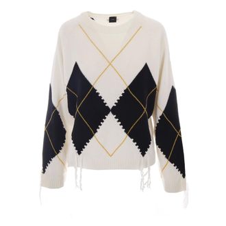 Pinko Pinko, Femme, Pulls, Multicolore, Taille: 40 FR Maglione Berna Traforato