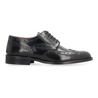 Bruno Magli Klassische Leder Brogue Schn&uuml;rschuhe - - Shoes - Herren - Schwarzk - 40 EU
