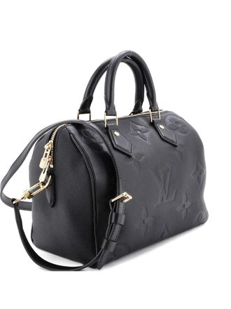 Louis Vuitton Speedy Bandouliere Bag Monogram Empreinte Giant 25 satchel - Noir
