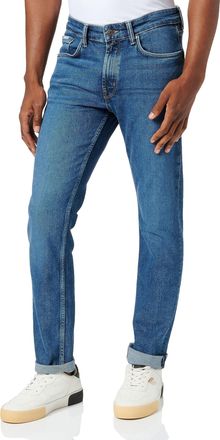 Marc O'Polo Denim Herren Jeanshose mit Stretch-Anteil Slim Fit, Blau (Multi/Dark Blue Black), W32/L32