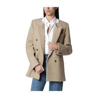 Victoria Beckham Veste crois&eacute;e - Femme - Vestes - Brun - Taille: 34 FR