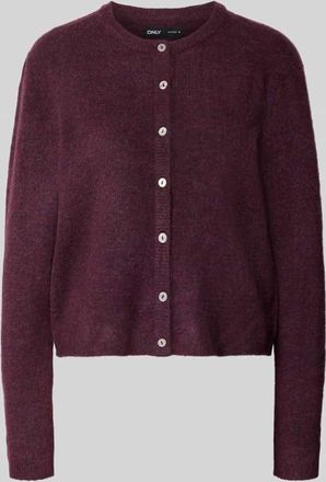 Only Loose Fit Strickjacke mit Rundhalsausschnitt Modell SIMONI