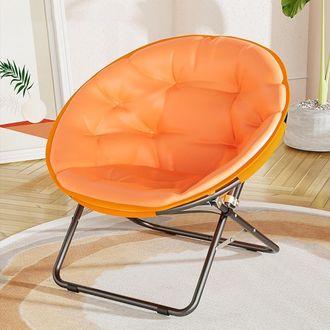 Generic Multifunctional Folding Chair - Comfortable padded Seat for Home Office, Dorm, Living Room & Basement - Portable, Adjustable & Cozy Guest Seating Solu