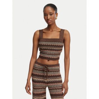 Guess Top G6GR15 Z0643 Braun Regular Fit