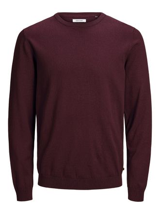 Jack & Jones Herren JJEBASIC Knit Crew Neck, Port Royale, XS EU