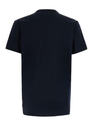 Dolce & Gabbana Mens Crew Neck T-Shirt Blue T-Shirts And Polos