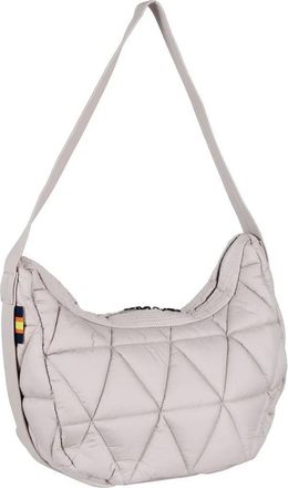 K-Way K-Way Hobo Bags - Diamond-Stitched Crescent Shoulder Bag By K-Way - Gr. unisize - in Beige - f&uuml;r Damen
