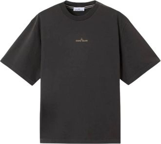 Stone Island Homme, Tops, Gris, Taille: XL T-Chemises