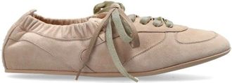 AGL Agl, Femme, Chaussures, Beige, Taille: 41 EU Hoola Hoop Suede Baskets