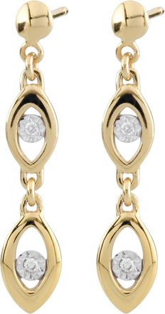 Edenly Ohrringe Charme des Pfaus - Bicolor