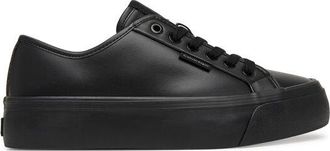 Calvin Klein Sneakers Vulc Flatf Lace Up Lth YW0YW01932 Schwarz