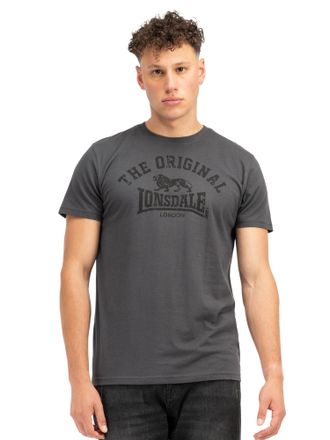 Lonsdale Herren T-Shirt Normale Passform ORIGINAL, Anthracite/Black, XXXL