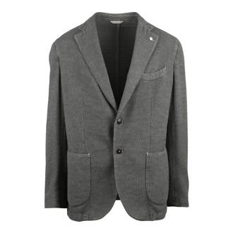 L.B.M. 1911 L.b.m. 1911, Homme, Vestes, Gris, Taille: 2XL Blazer Sfiancato