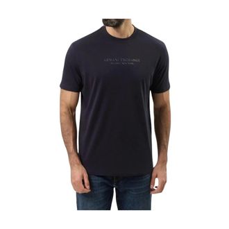 A|X Armani Exchange Homme, Tops, Bleu, Taille: S Xm001280 Af10361 T-shirt