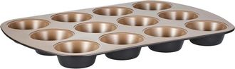 Stanley Rogers Ceramabake Gesunde Antihaft-Keramik-Muffinform für 12 Muffins, Backen ohne PFAS PTFE PFOS, PFOA, Cadmium und Blei, optimales Tablett für Cupcakes, Kuc