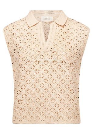 Cartoon Kurzarmshirt Damen mit V-Ausschnitt (1-tlg)