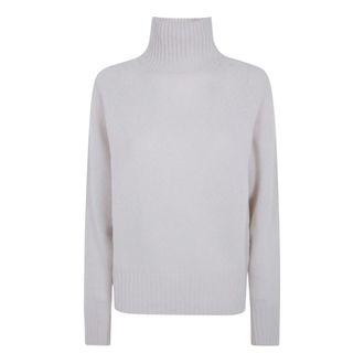 Seventy Pull en maille &agrave; col roul&eacute; c&ocirc;tel&eacute; - Femme - Pulls - Blanc - Taille: 38 FR