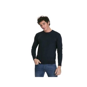 Gran Sasso Rundhals-Strickware - - Knitwear - Herren - Blau - 3XL