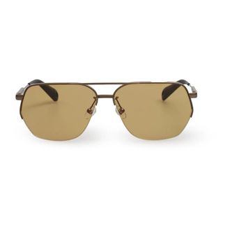 Jacquemus Aviator Sonnenbrille - - Accessories - unisex - Braun - 64 MM