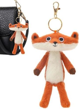 Generic Porte-cl&eacute;s de remplissage, porte-cl&eacute;s de luxe | Co&ucirc;t de sacs de voiture dr&ocirc;les de 6 pouces Lindo Fox - Accessoire de mode de d&eacute;coration de maison &agrave; su