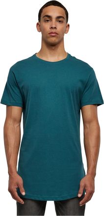 Urban Classics Herren Shaped Long Tee T-Shirt, Türkis (teal), XS
