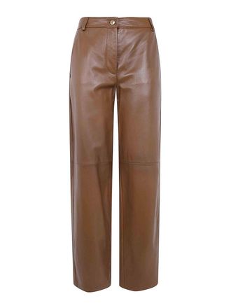 Max Mara Lederhose - Braun