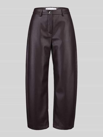 Raffaello Rossi Regular Fit Leder- / Kunstlederhose mit Label-Detail Modell PHIBI