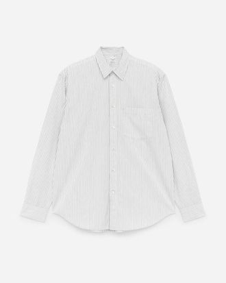 Arket Legeres Popeline-Hemd -Wei&szlig;