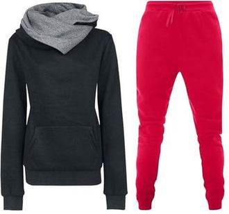 Generic Ensemble de v&ecirc;tements de d&eacute;tente pour femme - Tenue quotidienne d&eacute;contract&eacute;e &agrave; manches longues - Haut &agrave; poches - Pantalon - Chemise - Pantalon - Tenue